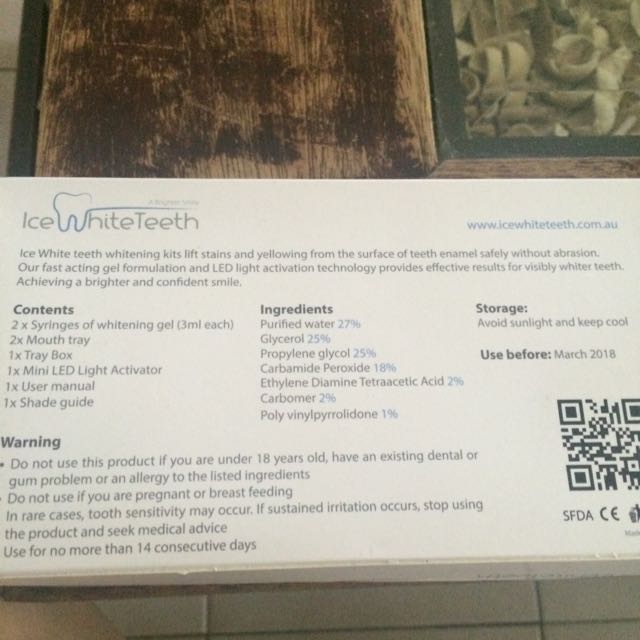 Ice White Teeth Home Whitening Kit, Beauty & Personal Care, Face, Face ...