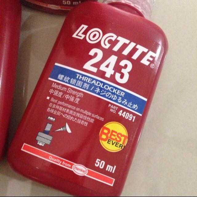 Loctite 243 Thread Locker, Sports Equipment, Bicycles & Parts, Parts ...