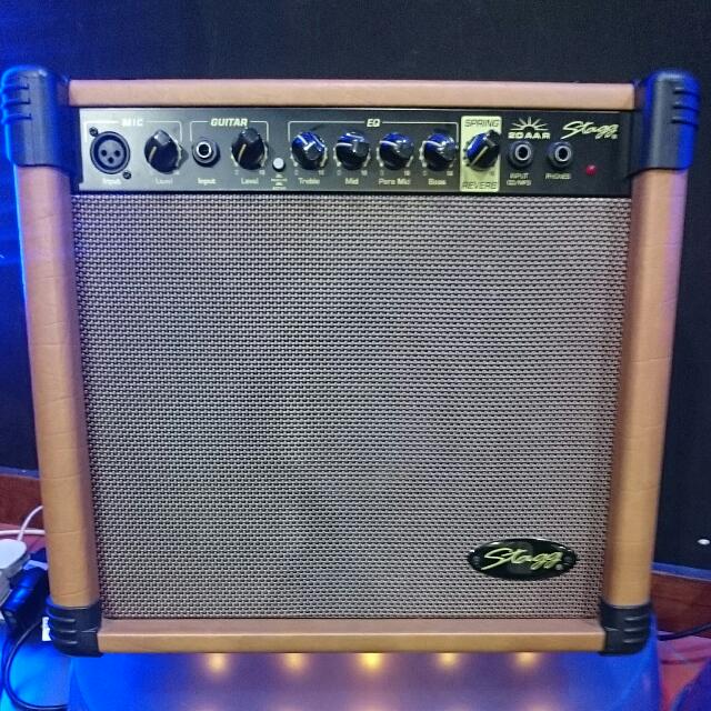Stagg Acoustic Amplifier 20Watt, Hobbies & Toys, Music & Media, Music ...