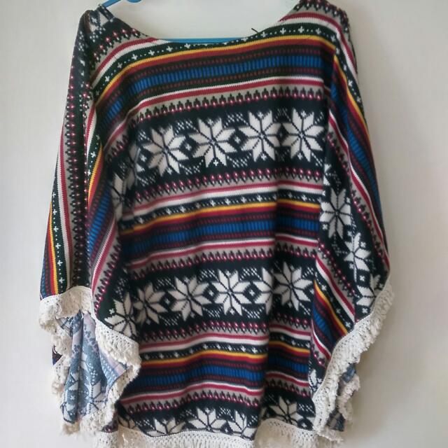 Tribal Top, Women's Fashion, Tops, Blouses on Carousell