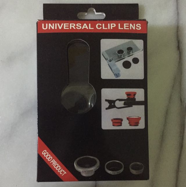 (BNIB) 3-in-1 Universal Clip Photo Lens, Mobile Phones & Gadgets ...