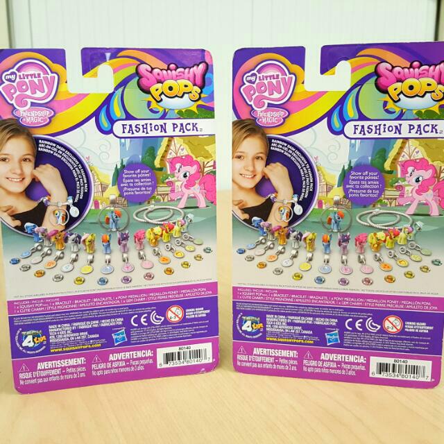 My Little Pony SQUISHY POPS FASHION PACK, Hobbies & Toys, Toys & Games ...