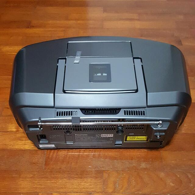 Panasonic RX-D55 Portable CD Radio Cassette Recorder, TV & Home ...