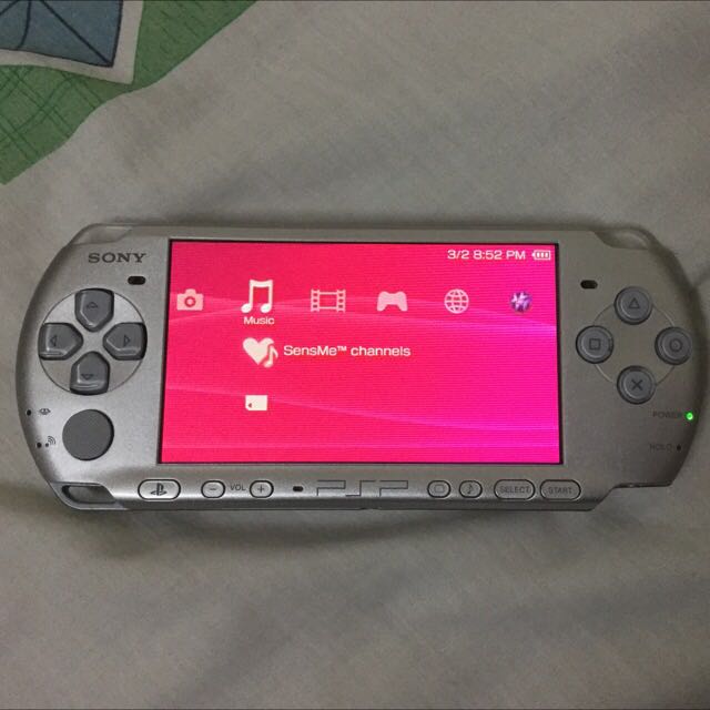 Sony PSP 3006 Mystic Silver (Moded), Everything Else on Carousell