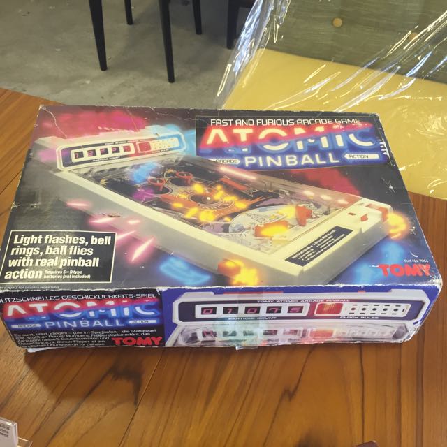 Tomy Atomic Pinball Machine, Hobbies & Toys, Memorabilia & Collectibles ...
