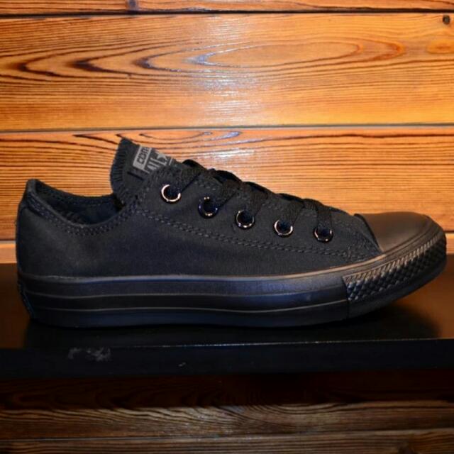 All Black Converse Shoes, Women's Fashion, Footwear, Sneakers on Carousell