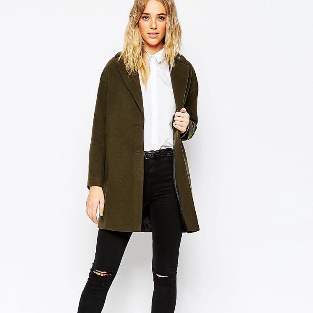 ASOS Ultimate Cocoon Coat - UK8, Women's Fashion, Coats, Jackets and Outerwear on Carousell