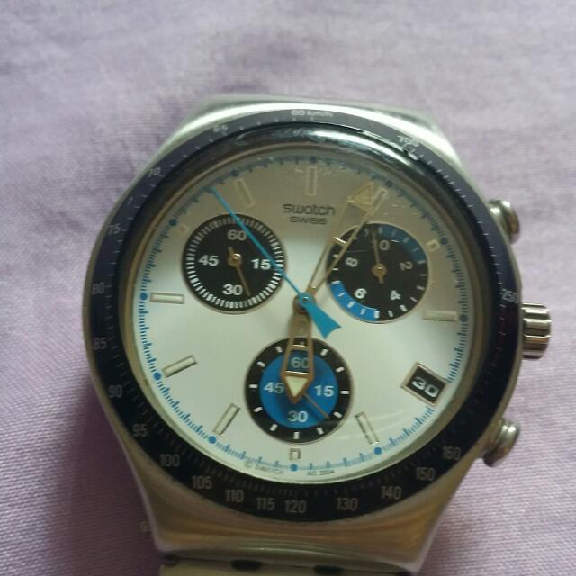 Swatch Irony Chrono Watch, Mobile Phones & Gadgets, Wearables & Smart Watches on Carousell