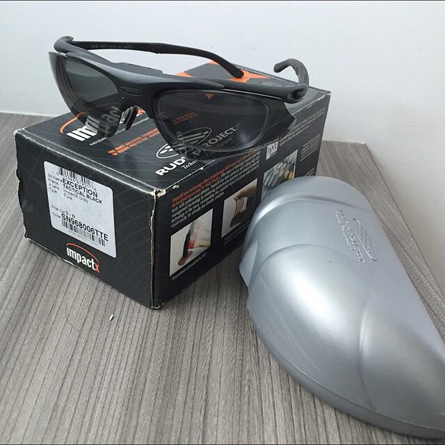 Limited Edition Rudy Project Exception Tactical Matte Black Impactx ...