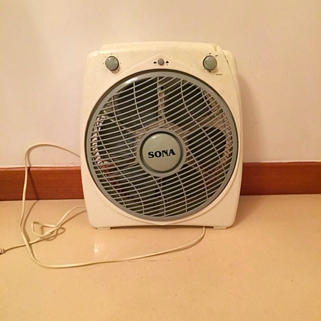 SONA 12 inch Box Fan, Furniture & Home Living, Lighting & Fans, Fans on ...