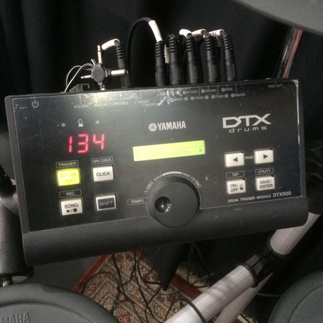 Yamaha DTX 500 Electronic Drum(updated), Hobbies & Toys, Music & Media ...