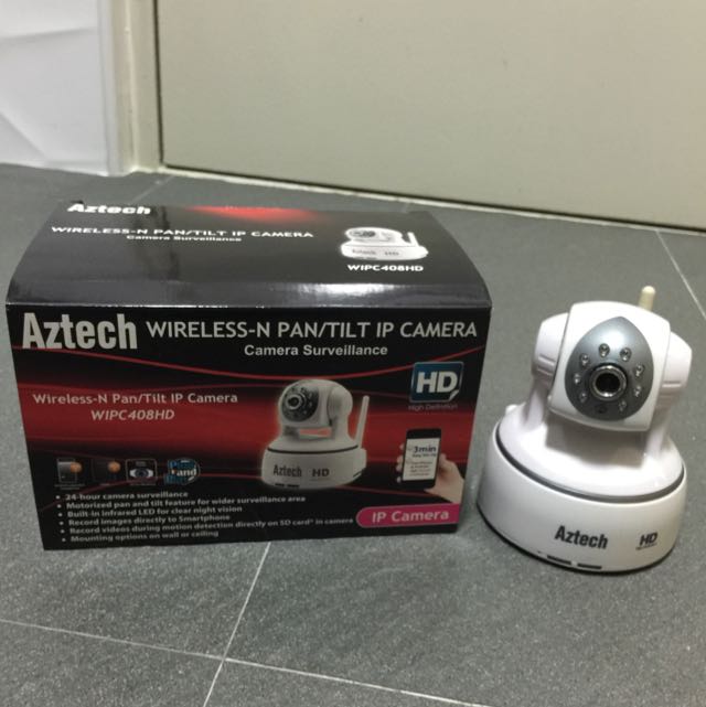 Aztech Wireless - N Pan / Tilt IP Camera, Computers & Tech, Parts ...
