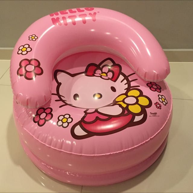 Hello Kitty Inflatable Cushion Chair, Babies & Kids, Baby Nursery ...