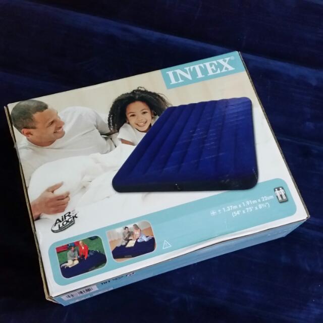 INTEX Inflatable Air Bed Mattress , Furniture & Home Living, Furniture, Bed Frames & Mattresses ...