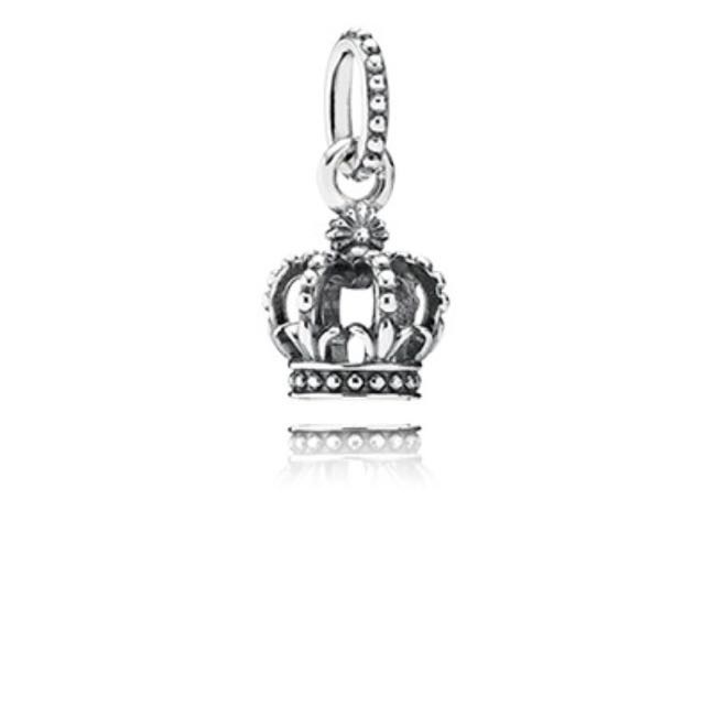 Pandora Crown Charm, Women's Fashion, Jewelry & Organisers, Charms on ...
