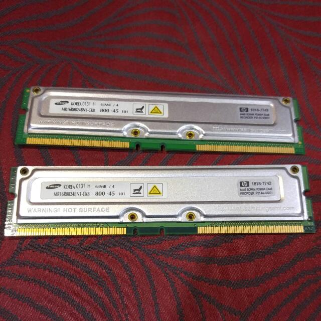 Samsung DDR1 64MB RAM Random Access Memory, Computers & Tech, Parts ...