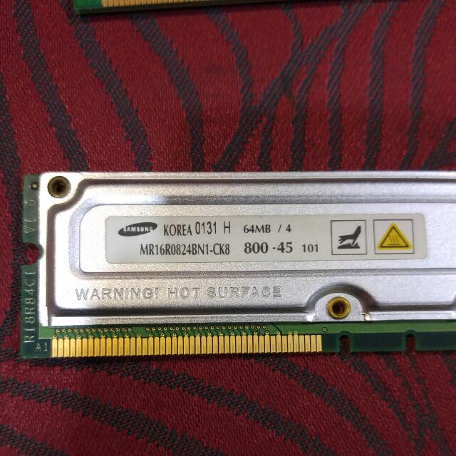 Samsung DDR1 64MB RAM Random Access Memory, Computers & Tech, Parts ...