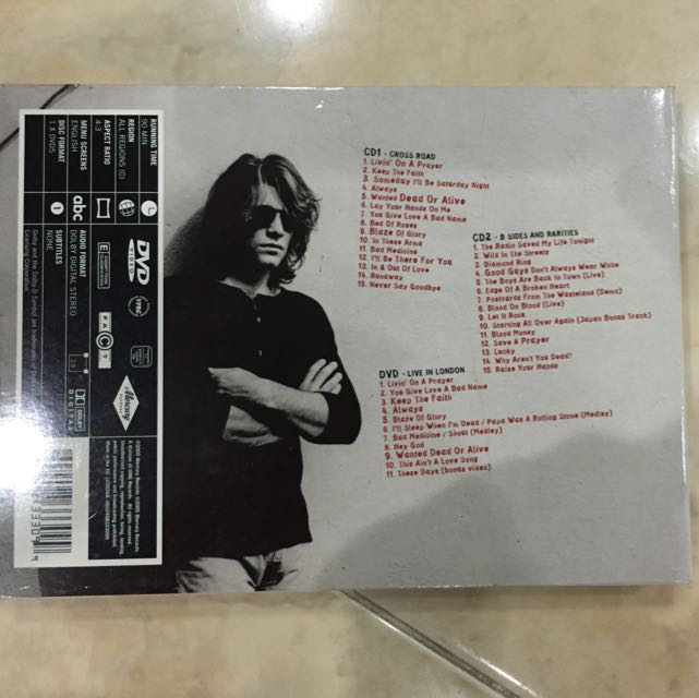 Bon Jovi- Crossroads 2 CD + DVD Box Set Rock Audio Music, Hobbies ...