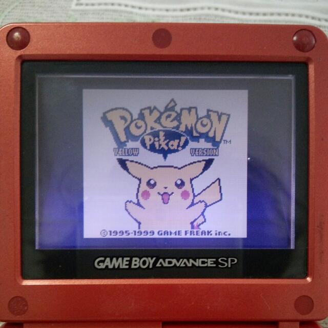 GBA SP + Yellow, Hobbies & Toys, Toys & Games on Carousell