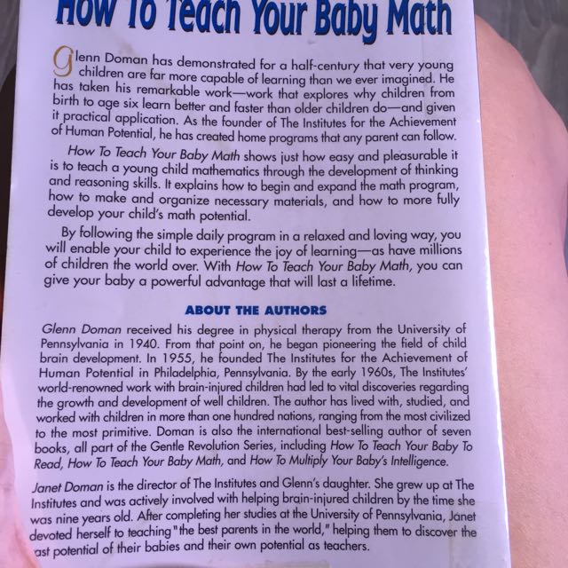 How To Teach Your Baby Math, Hobbies & Toys, Books & Magazines ...