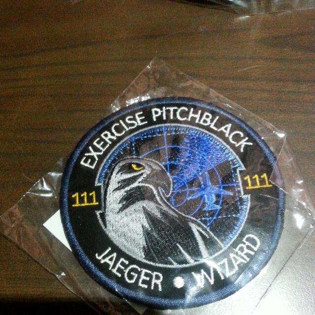 RSAF EX PITCH BLACK Pilot Patch, Everything Else on Carousell