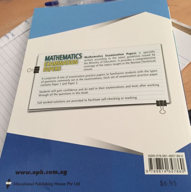 SECONDARY 3 NORMAL TECHNICAL MATH EXERCISE BOOK, Hobbies & Toys, Books ...