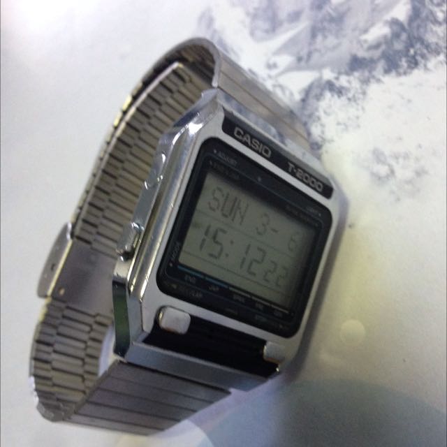 Super Rare Casio T-2000, Hobbies & Toys, Memorabilia & Collectibles ...