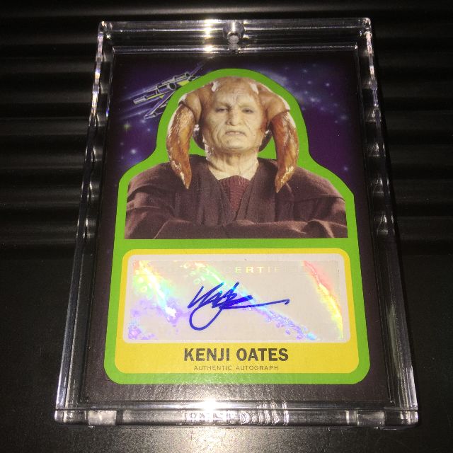 Topps Autograph - Kenji Oates as Saesee Tiin (Journey to Star Wars: The ...