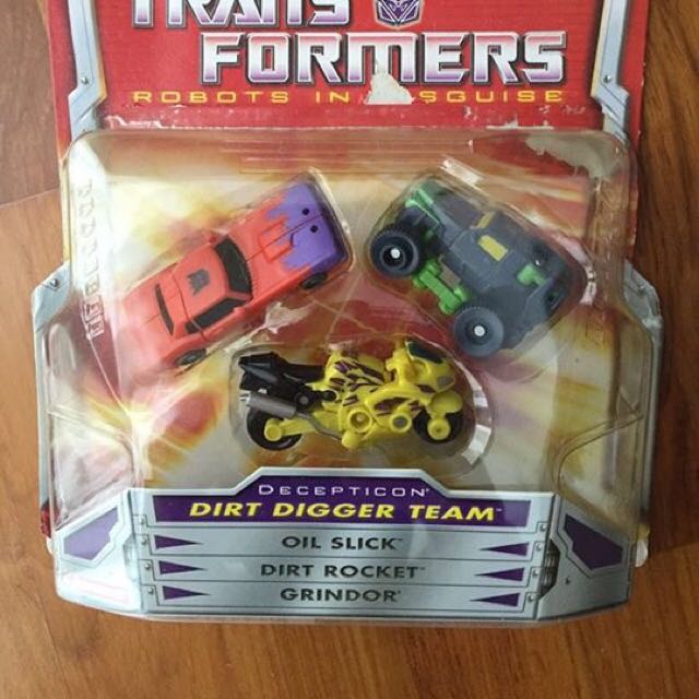 Transformer Dirt Digger Team, Hobbies & Toys, Toys & Games on Carousell