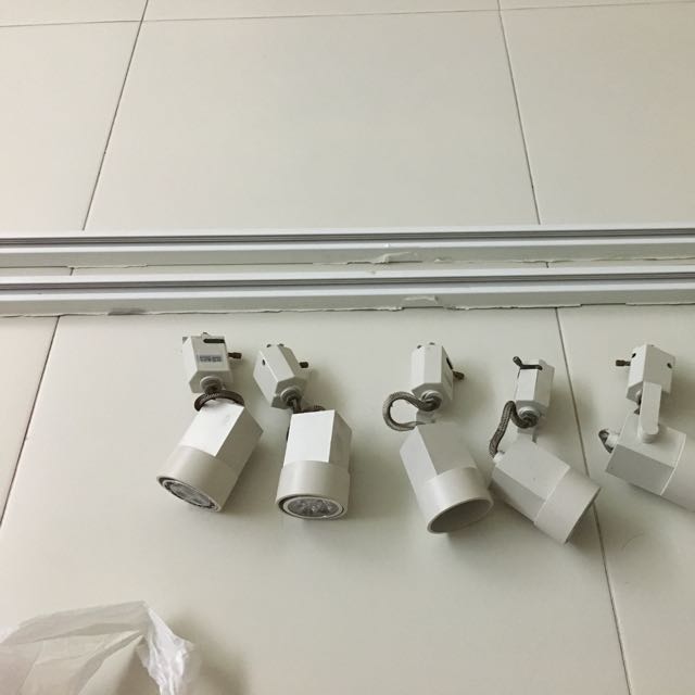 Used Led Track Light Holder And Track, Furniture & Home Living ...