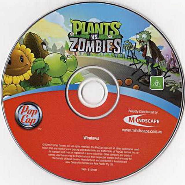 Plant Vs Zombies 1 Game Disk, Hobbies & Toys, Toys & Games on Carousell