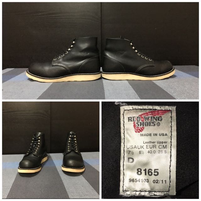 Red Wing 8165 Black Chrome, Men's Fashion, Footwear, Dress Shoes on ...