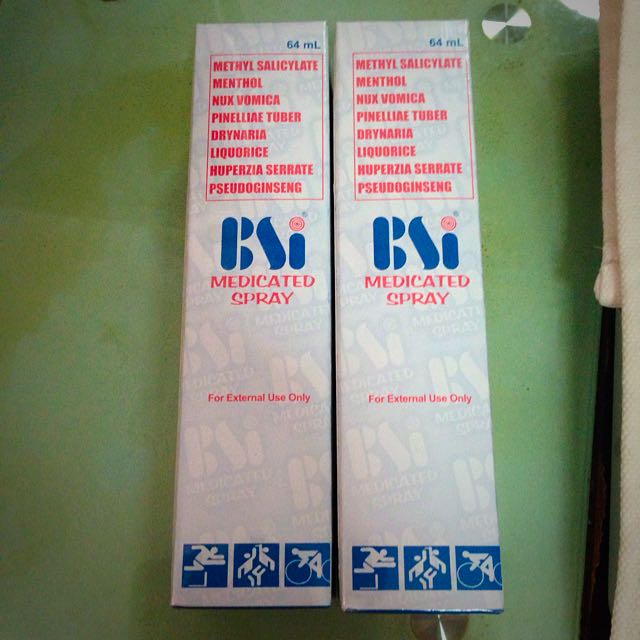 BSI Medicated Muscle Spray, Sports Equipment, Exercise & Fitness ...