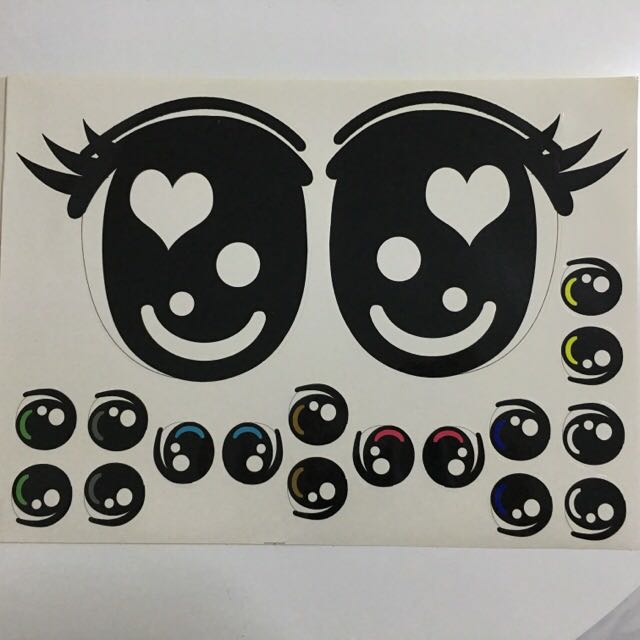 Cute Balloon Eye Stickers, Hobbies & Toys, Stationery & Craft ...