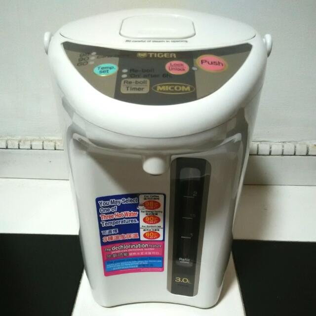 Tiger Electric Air Pot (3 Litre), TV & Home Appliances, Kitchen ...