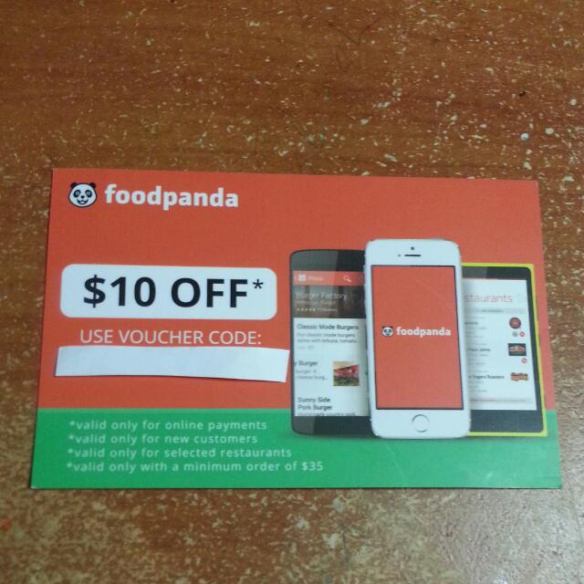 Foodpanda Voucher Code, Tickets & Vouchers, Vouchers on Carousell