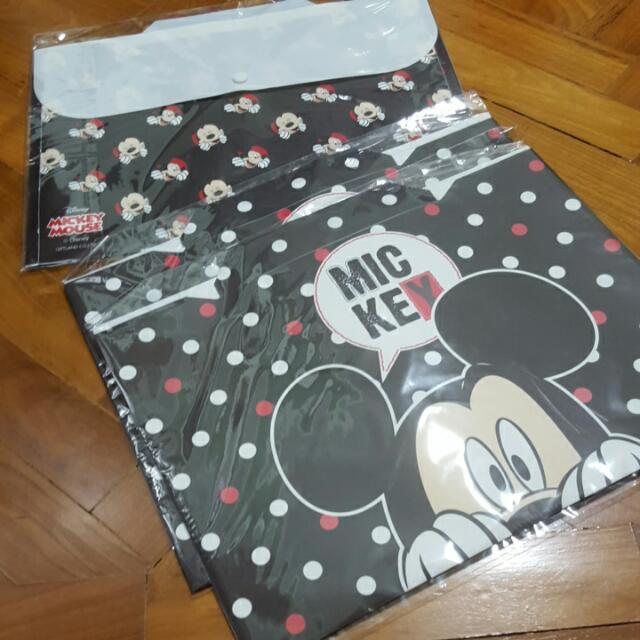 Mickey Mouse Folders/Files, Hobbies & Toys, Stationery & Craft ...