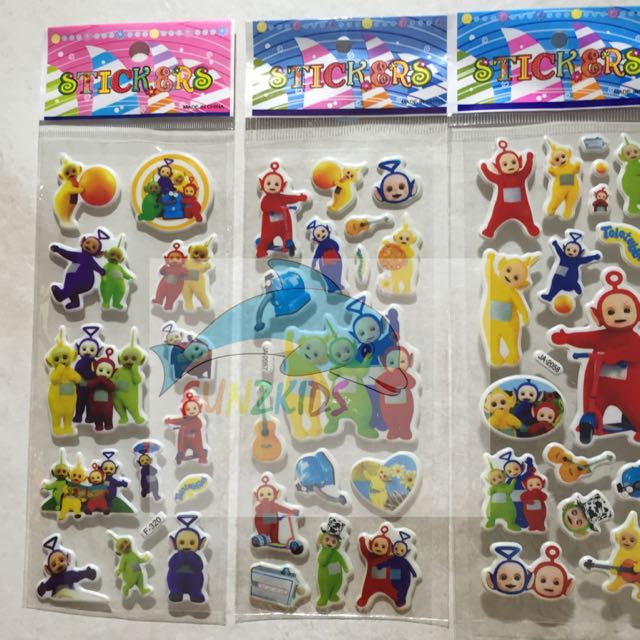 Teletubbies (teletubby) - Bubble Stickers, Babies & Kids, Babies & Kids ...