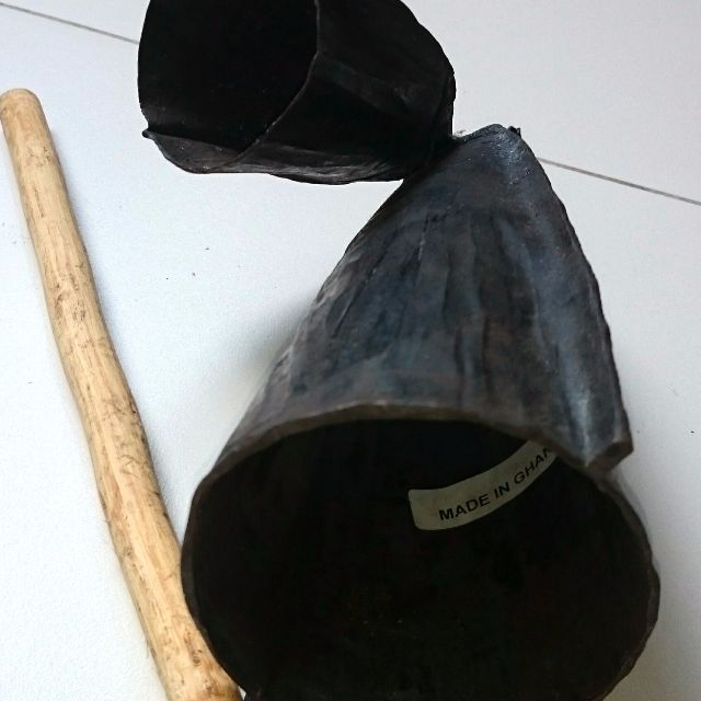 Unique Gankogui Agogo Bell from Ghana, Hobbies & Toys, Music & Media ...