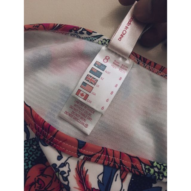 Authentic 2Chillies Floral Printed Bikini, Women's Fashion, New ...