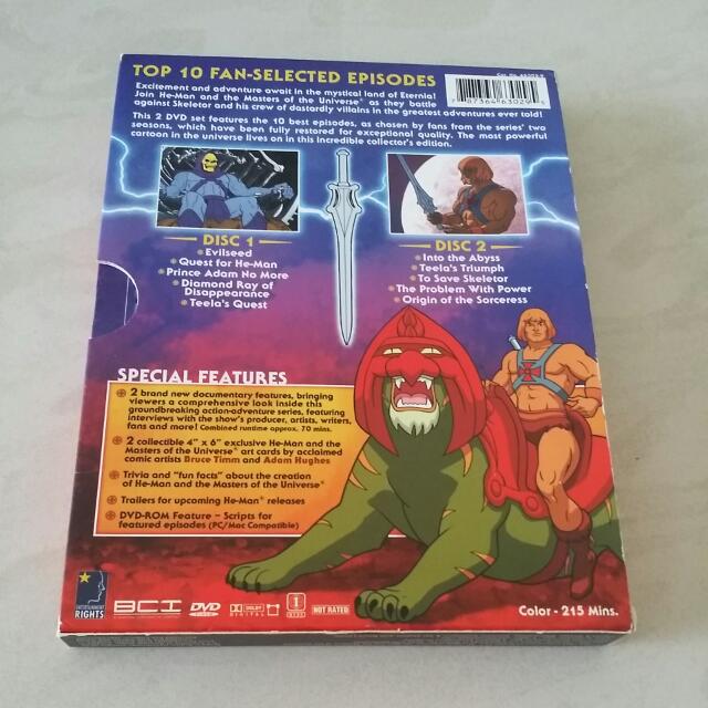 He-man And The Masters Of The Universe Best Of 10 Episodes DVD, Hobbies ...