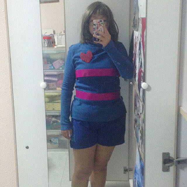 Frisk Undertale Cosplay Set, Entertainment, J-pop on Carousell