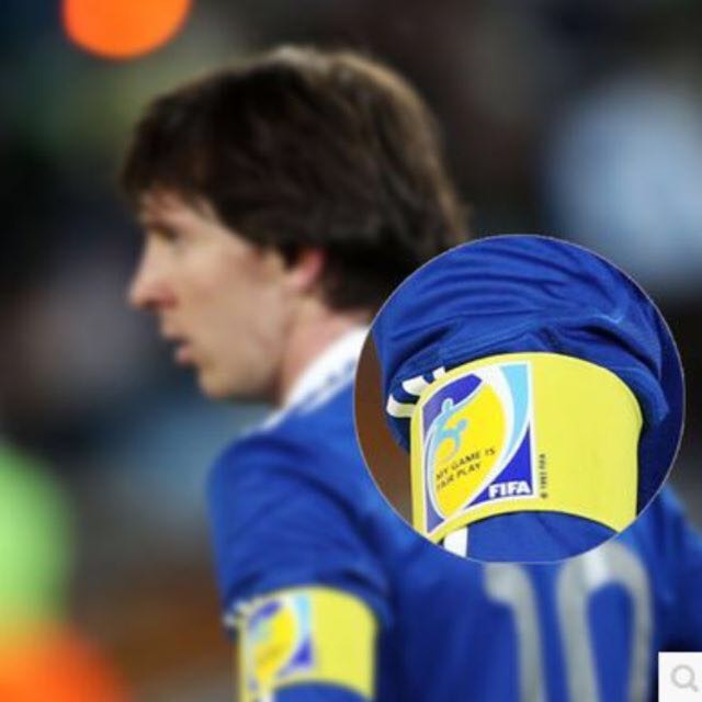 FIFA "My Game Is Fair Play" Soccer Captain Armband, Sports Equipment ...
