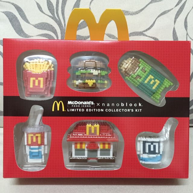 McCafe + Mcdonald's Nanoblock Collector's Kit, Hobbies & Toys, Toys & Games on Carousell