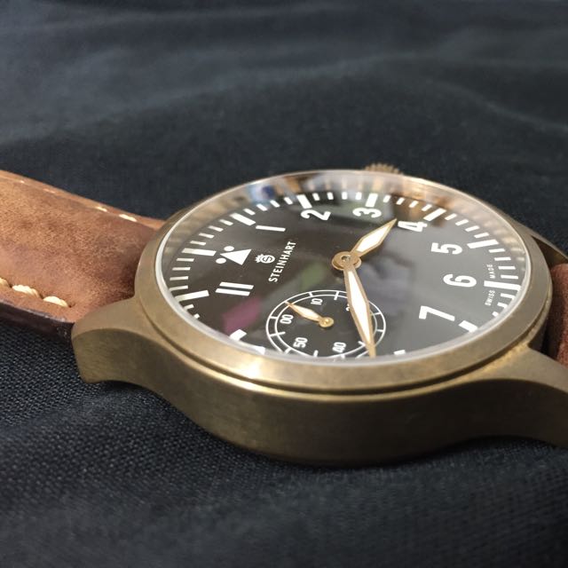 Steinhart Nav B-Uhr 44mm Handwind Bronze Pilot watch, Luxury, Watches ...