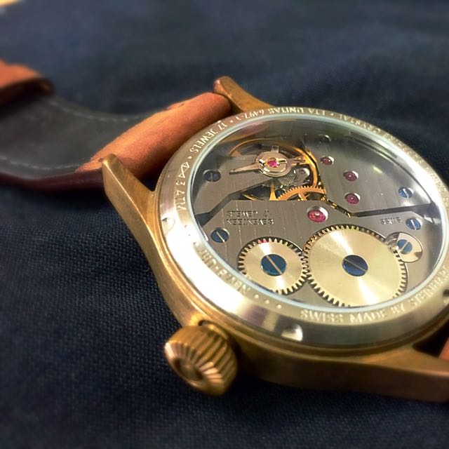 Steinhart Nav B-Uhr 44mm Handwind Bronze Pilot watch, Luxury, Watches ...