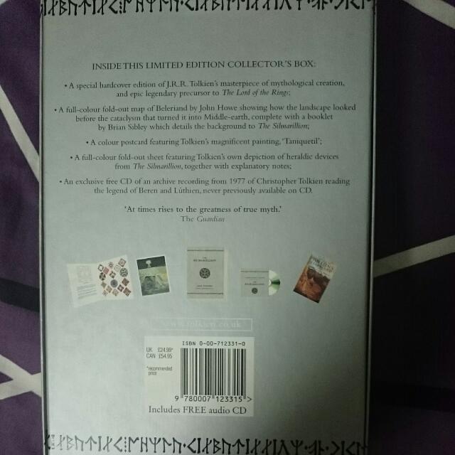 The Silmarillion Limited Edition Box Set, Hobbies & Toys, Memorabilia ...