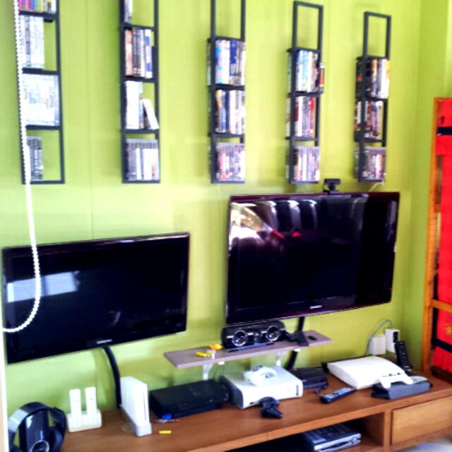 Used Ikea Lerberg dvd rack, Furniture & Home Living, Furniture, Shelves ...