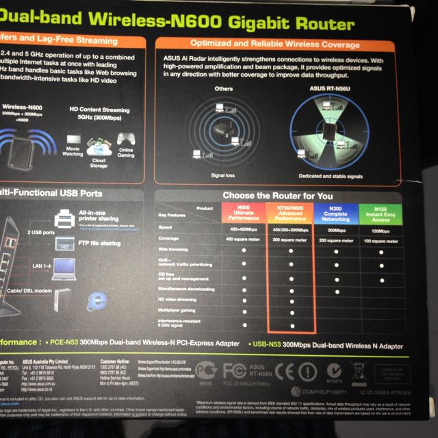 [RESERVED]ASUS N-56U Router, Computers & Tech, Parts & Accessories ...