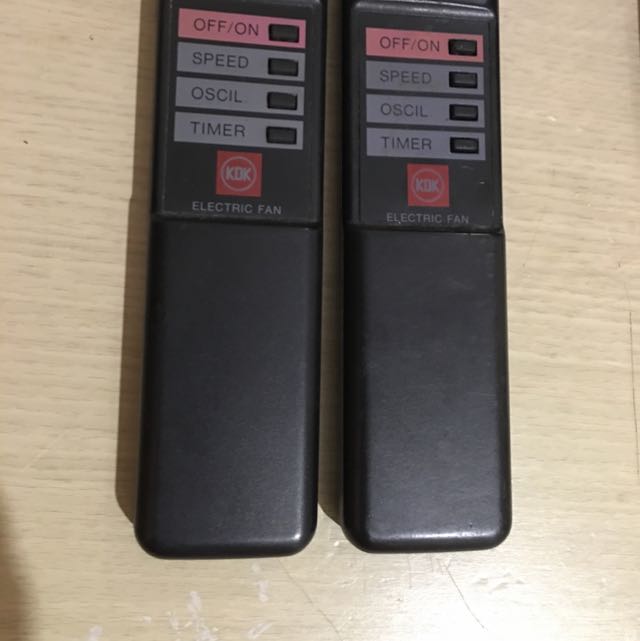 KDK remote wall fan two set, TV & Home Appliances, Electrical, Adaptors ...